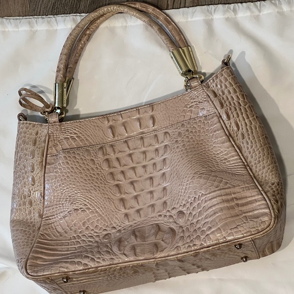 Brahmin | Bags | Brahmin Ruby Satchel In Beige | Poshmark